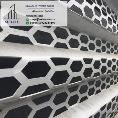 China SUDALU Exterior Building Metal 3D Curtain Wall Cladding Aluminum Panel for sale