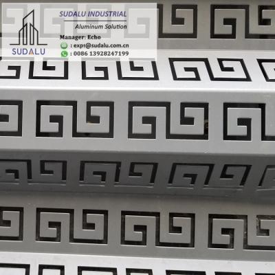 China SUDALU Curtain Wall Panel Exterior Decorative Laser Cut Aluminum panel for sale