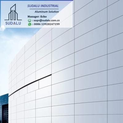 China SUDALU 2019 Customized Size Aluminum Facade Cladding Curtain Wall Solid Panels for sale