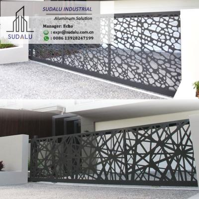China SUDALU OEM Service Outdoor Carved Decorative Aluminum Perforated Panel from Foshan for sale