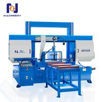 China Metal Cutting Machine GZ4260 Hydraulic Angle Horizontal Metal Band Saw Machine for sale