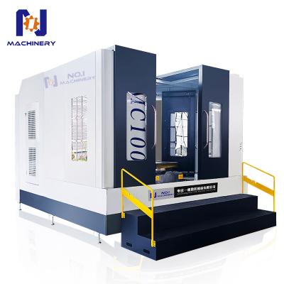 China Strong Rigidity CNC Milling Machine HMC1000 Horizontal Machining with BT50 Spindle Taper for sale