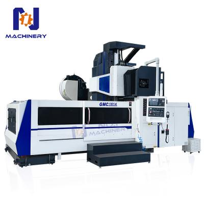 China GMC1614 Gantry Cnc Milling Machine Multifunctional Vertical BT50 Spindle Machining Center for sale