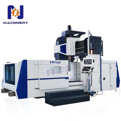 China GMC3016 Vertical CNC Gantry Machine High Rigidity CNC Gantry Milling Machine BT50 for sale