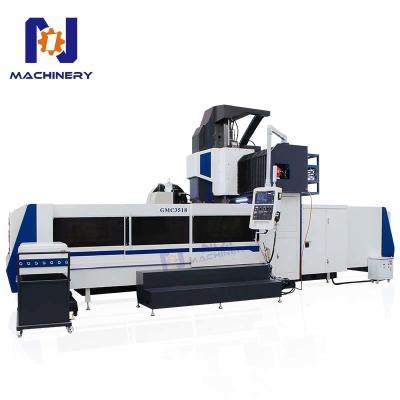 China GMC3518 CNC Gantry Machining Center 3.5 Meter Fanuc Control System Metal Milling Machine for sale