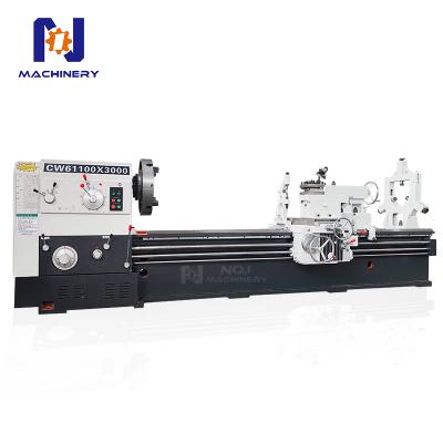 China CW61100 Metal Lathe Machine 3m Heavy Duty Horizontal Flat Bed Lathe Machine for sale