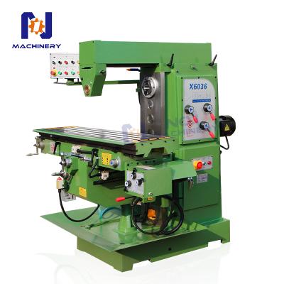 China X6036 High Speed Metal Heavy Cutting Horizontal Milling Machine 220v 380v Competitive Price for sale