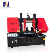 China GB4240 Metal Band Sawing Machine Horizontal Type Double Column Band Saw Machine for sale