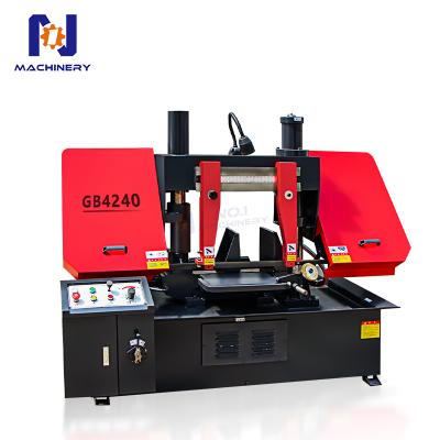 China GB4240 Metal Band Sawing Machine Horizontal Type Double Column Band Saw Machine for sale