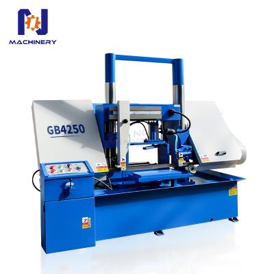 China GB4250 Double Column Bandsaw Machine 500mm 380V Horizontal Band Saw For Metal for sale