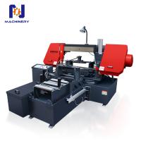 China Hydraulic Band Saw GZK4240 PLC Control Metal Band Sawing Machine Automatic Angle Cutting for sale