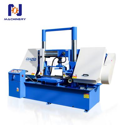 China Factory Sales GB4250 CNC Horizontal Metal Band Saw Machines for Cutting Pipes for sale