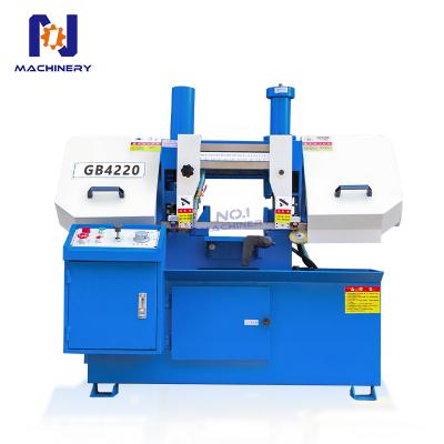China Small Metal Band Saw machine GB4220 Manual Feeding Fast Cutting Speed for Metal Processing for sale