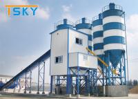 China Belt Conveyor Feeding Type HZS90 RMC Batching Plant for sale