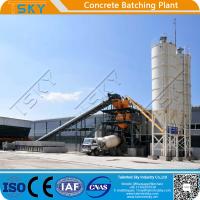 China Pipe Piles Bridge Precast 3.8m Concrete Mixing Plant for sale