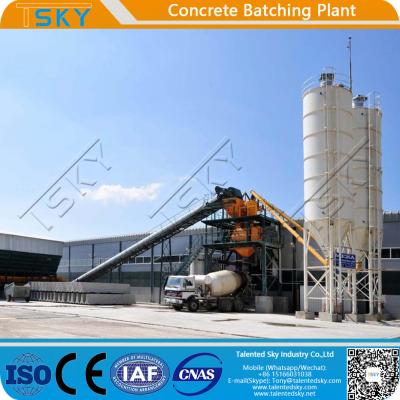 China Pipe Piles Bridge Precast 3.8m Concrete Mixing Plant for sale