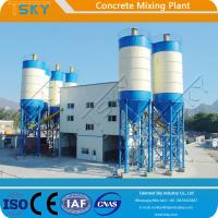China Zero Failure Rate HZS60 4m Concrete Batching Mixing Plant for sale