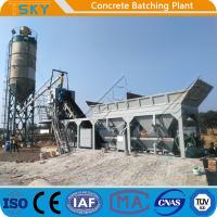 China Skip Hopper Module 18.5KW HZS25 Tower Batching Plant for sale