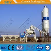 China Bucket Feeding HZS60 60m3/h Concrete Batching Plant for sale