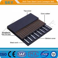 China Anti-Tear Steel Cord Conveyor Belt Tear Resistant Conveyor Belt for sale