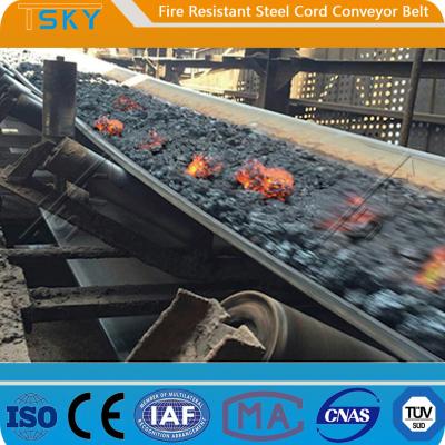 China ST/S630 Fire Resistant Steel Cord Conveyor Belt Fire Retardant Conveyor Belt for sale