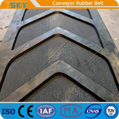 China B800 Close-V Shape Herring-Bone Rubber Conveyor Belt for sale