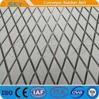 China Diamond Grooved Rubber Conveyor Belt Diamond Rubber Sheet for sale