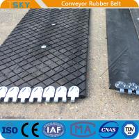 China Diamond Grooved Rubber Conveyor Belt Diamond Rubber Sheet for sale