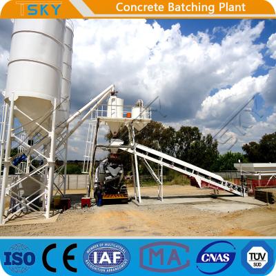 China Environmental Friendly HZS35 35m3/h RMC Batching Plant for sale