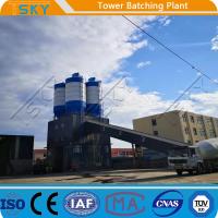China 37KW Environmental Friendly HL60 Tower Batching Plant for sale