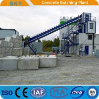 China PLD4800 Aggregate Batcher HZS180 Concrete Batch Mix Plant for sale