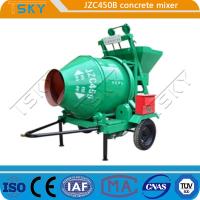 China Low Energy Consumption JZC450B Industrial Concrete Mixer for sale