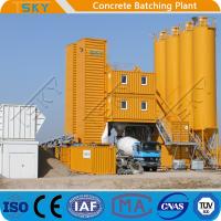 China Small Size HZS120 Mobile Concrete Batching Plant for sale