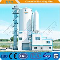 China AC 380V 50HZ 240m3/h HLS240 Tower Batching Plant for sale