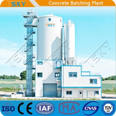China AC 380V 50HZ 240m3/h HLS240 Tower Batching Plant for sale