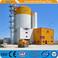 China AC 380V 50HZ 240m3/h HLS240 Tower Batching Plant for sale