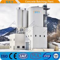 China AC 380V 50HZ 240m3/h HLS240 Tower Batching Plant for sale