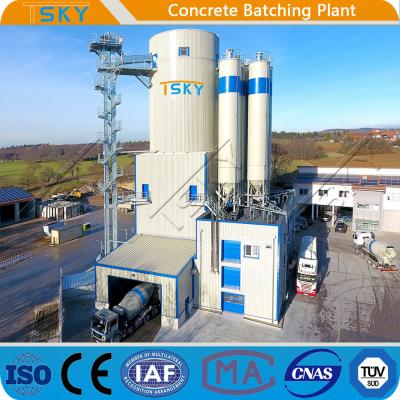 China SGS Common Commercial HLS180 Tower Batching Plant for sale