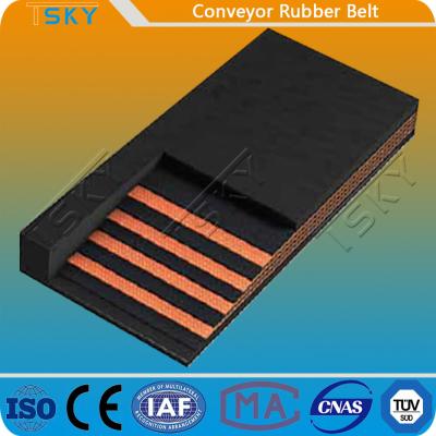 China EP600/4 High Tensile Strength Good Quality Durable Black Rubber Conveyor Belt for sale