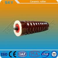 China Strong Hardness Ceramic Conveyor Idler Roller for sale