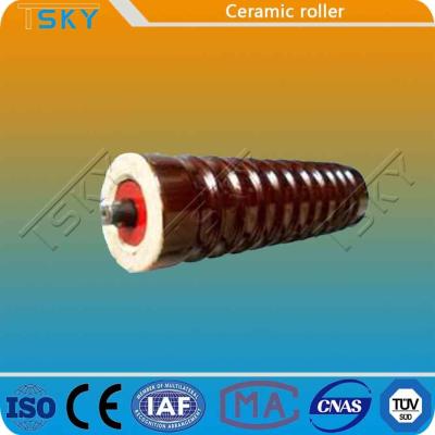 China Strong Hardness Ceramic Conveyor Idler Roller for sale