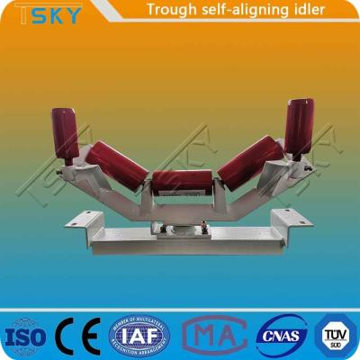 China Coal Mining Industry Trough Self Aligning Roller for sale