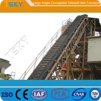 China Small Land Occupation B400 400mm Rubber Belt Conveyor for sale