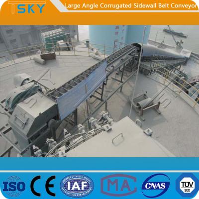 China 120mm Corrugated Sidewall B800 Rubber Belt Conveyor for sale