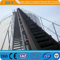 China SGS Large Angle 2.5m/s B1000 Rubber Belt Conveyor for sale