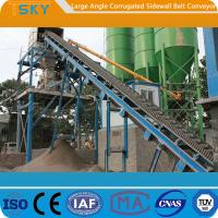 China Large Angle B1400 Corrugated Sidewall Belt Conveyor for sale