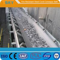 China 8.1mm Steel Cord ST/S3150 800mm Fire Retardant Conveyor Belt for sale
