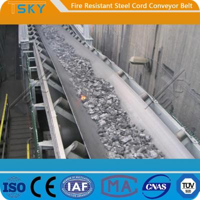 China 8.1mm Steel Cord ST/S3150 800mm Fire Retardant Conveyor Belt for sale