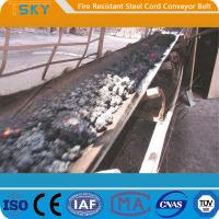 China ST/S3550 Fire Resistant 8.6mm Steel Cord Conveyor Belt for sale