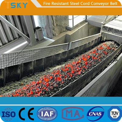 China 7.5mm Steel Cord ST/S2800 Fire Retardant Conveyor Belt for sale